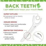 Plackers Dental Floss Picks Micro Mint Flavor, Convenient Back Teeth ...