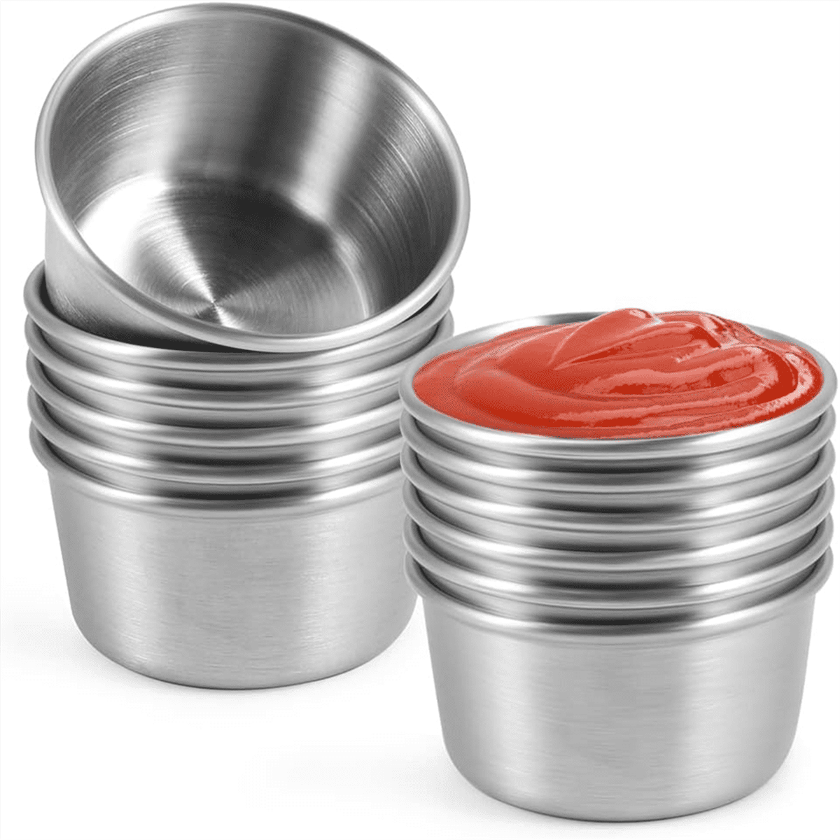 Click here for Unbranded Ramekin Sauce Dipping Bowl Mini Sauce Cu... prices