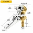 Copper Air Chucks Featuring Shut Off and Steel Lock Clamp for Handsfree ...