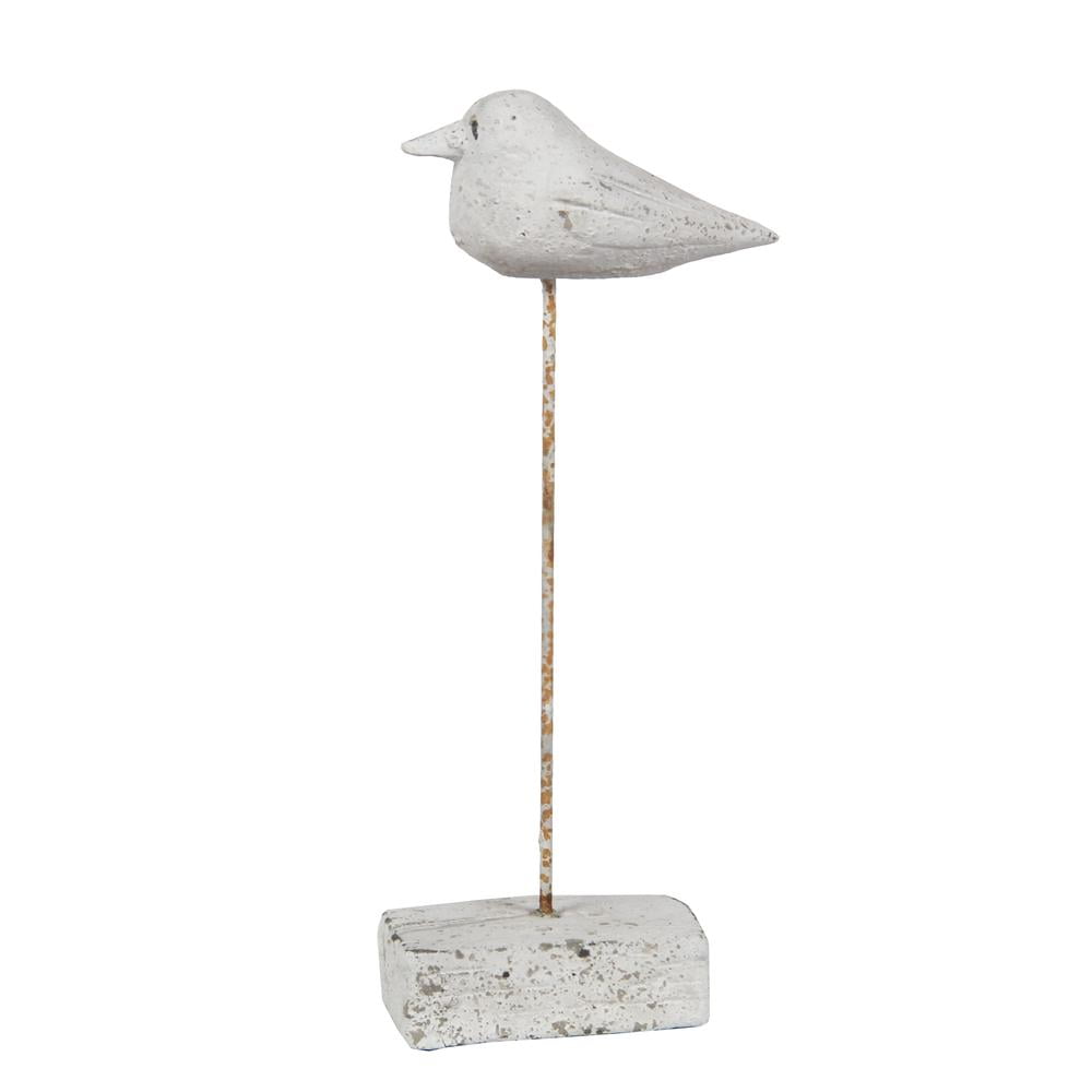 Privilege Traditional Small Cement Bird Table Top Decor 34455 - Walmart.com