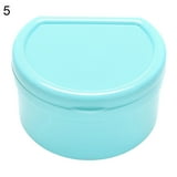 SPRING PARK 1 Pc Plastic Dental Container Orthodontic Case Denture Bath ...