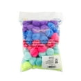 Hello Hobby Neon Multicolor Pom Poms 100 Count 1 inch Bulk Rainbow ...