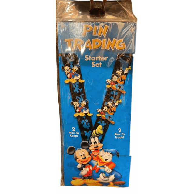 Disney Parks Mickey Mouse And Friends Pin Trading Starter Set 2 2 New