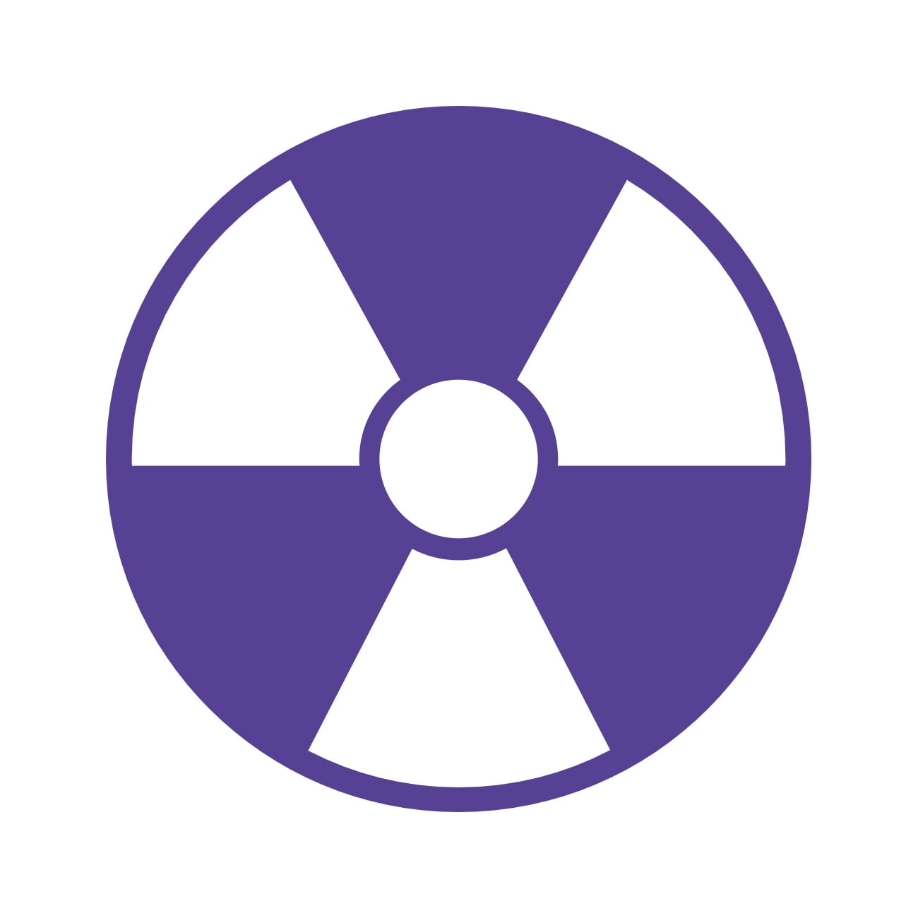 Radioactive Symbol Sticker Decal Die Cut - Self Adhesive Vinyl ...