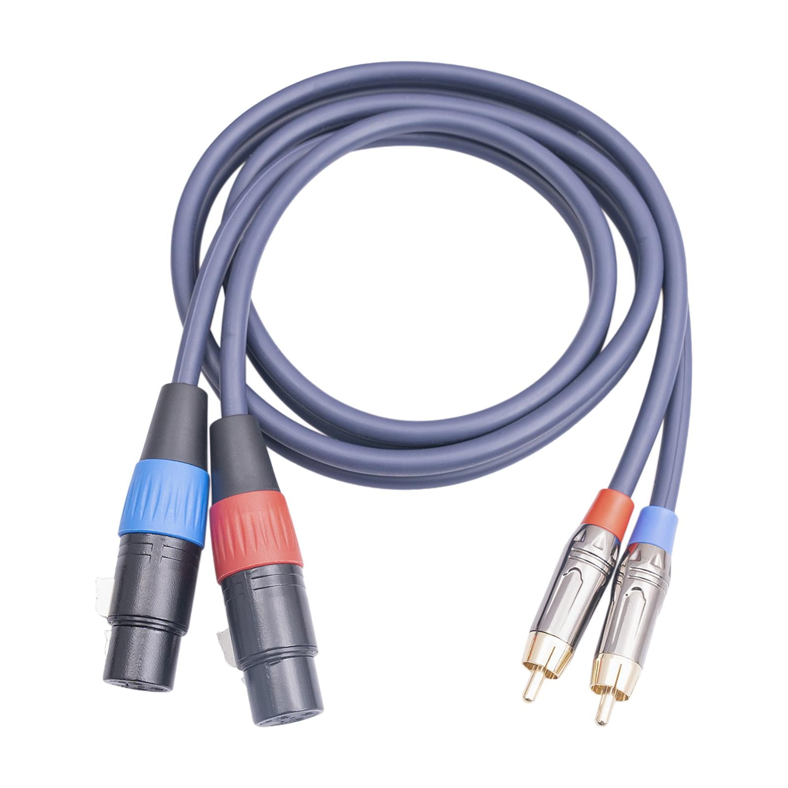 Cable de audio XLR a RCA Estéreo HiFi de 1 metro Hugo | Bodega Aurrera ...