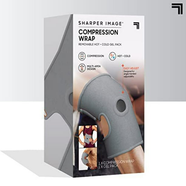 Sharper Image Compression Wrap with Removable Hot and Cold Gel Pack ...