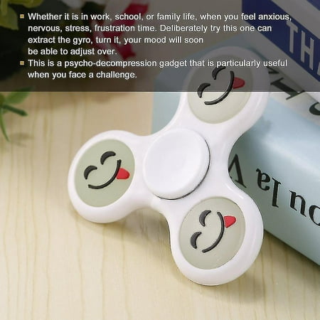Cute Smiling Face Luminous Abs Hand Spinner Relieve Stress Finger ...