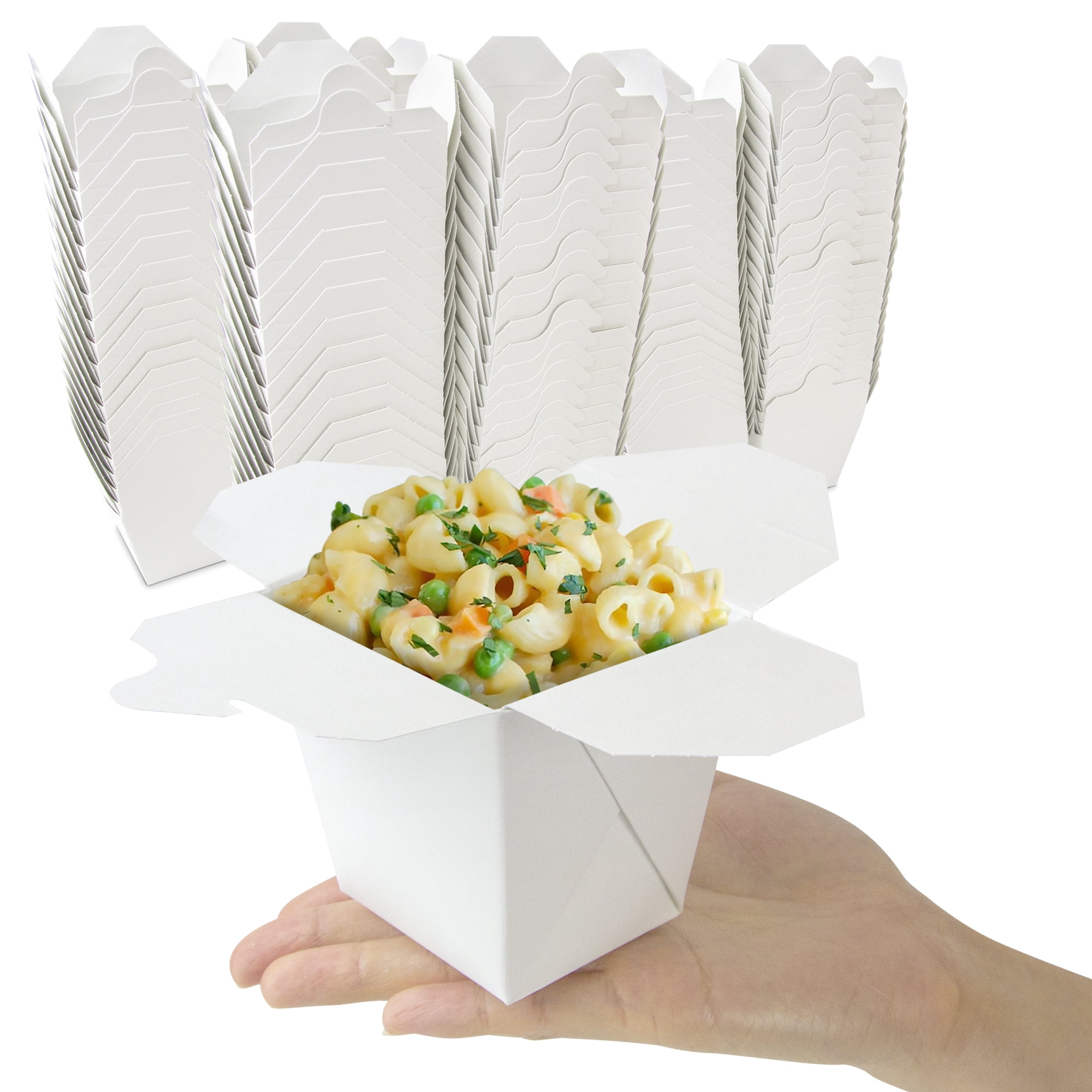 450 Pack 8 Oz Chinese Take Out Boxes 2 75x2 5 Plain White 450 Pack 8 Oz Chinese Take Out Boxes 2 75x2 5 Plain White