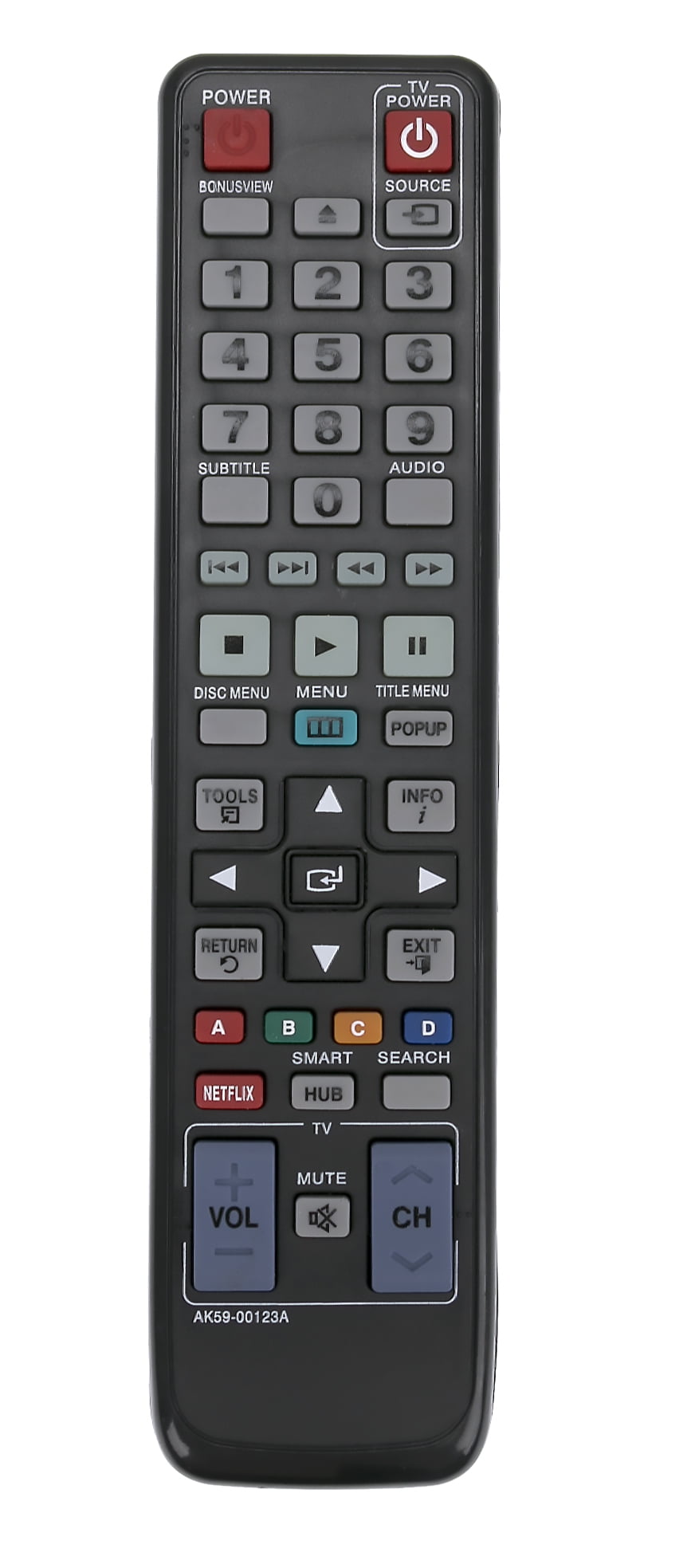 New AK59-00123A remote control for SAMSUNG BD-D6100C/ZA BD-D5490 BD ...
