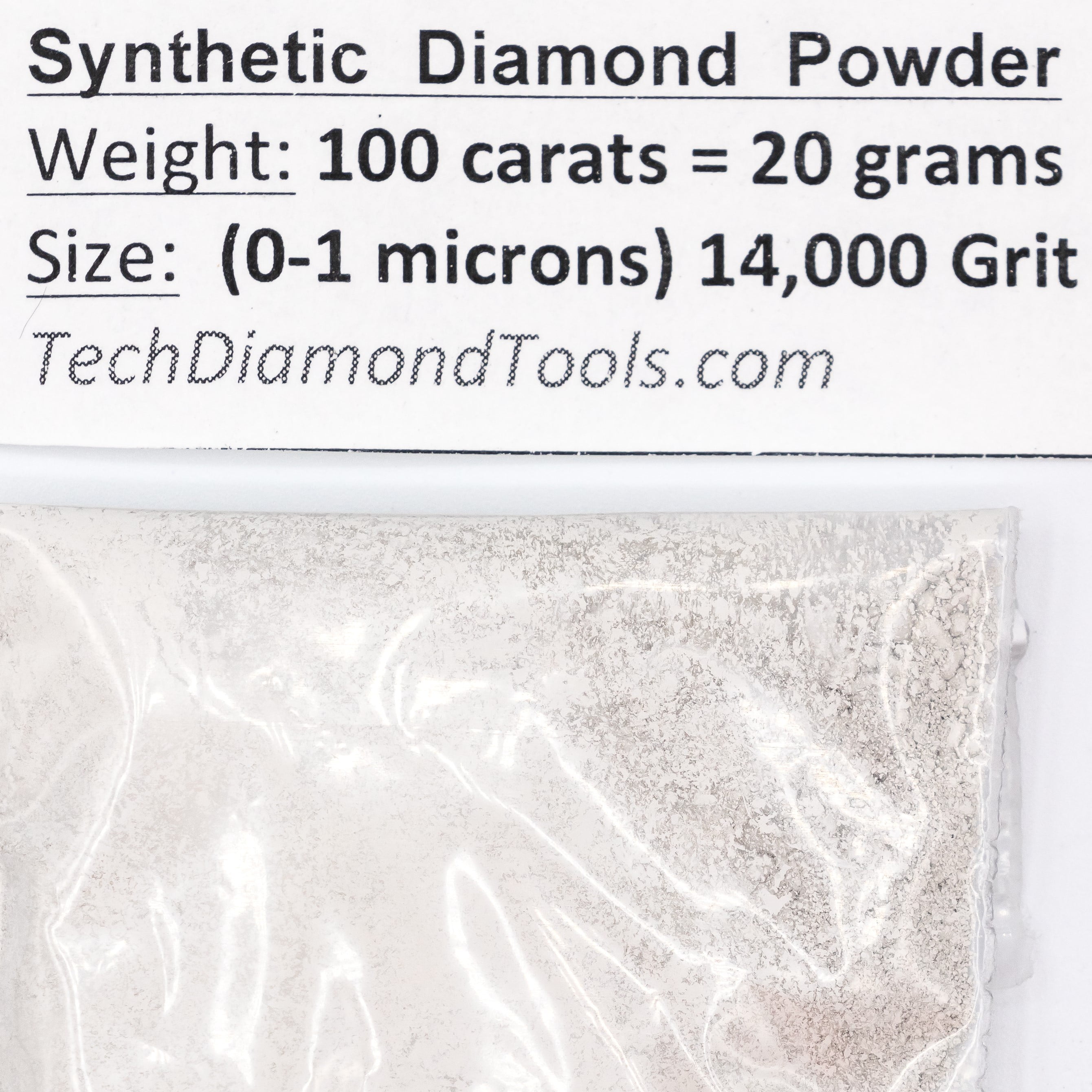 TechDiamondTools Diamond Powder 14.000 Grit 0-1 Microns -100cts = 20 ...