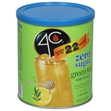 4C Low Calorie Green Tea Antioxidant Iced Tea Mix, Lemon Flavored ...