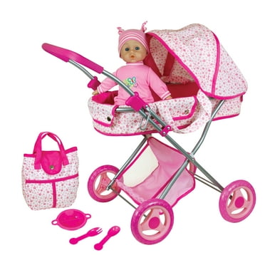 JC Toys For Keeps! Baby Doll Walker with play accessory for dolls up to ...