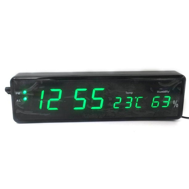 Digital Clock Digital LED Battery Wall Office Led Clock Digital Wall ...
