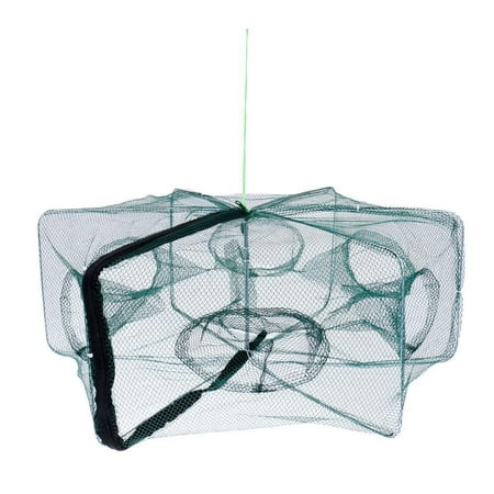 Maytalsory 1/2/3/5 Foldable Fishing Net Trap Cast Cage Fish Prawn ...
