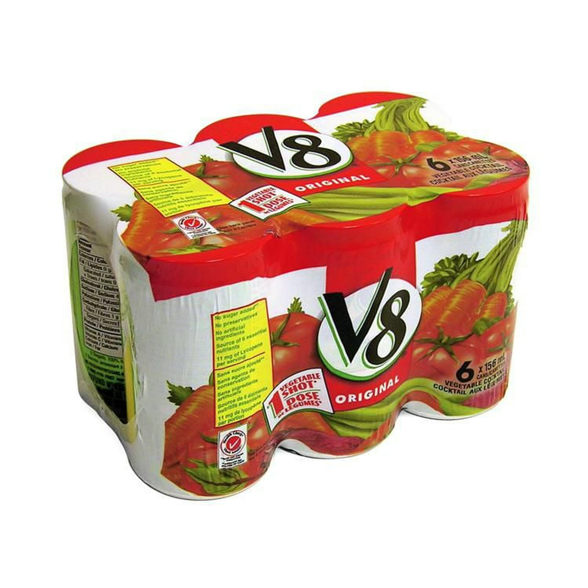 Click here for Campbells V8 Vegetable Cocktail 156 Ml prices