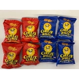 Snak Man Individual Cheeze Balls Puffs 10 Ct, Cheese Flavored Snack ...