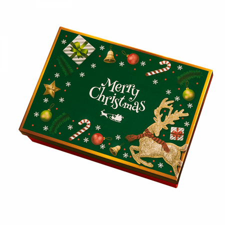 Christmas Gift Boxes With Lids With Classy Designs Assorted Sizes And ...