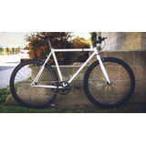 Golden Cycles Single Speed Fixie Bike – Lightweight Steel Frame, Flip ...
