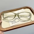 Retro Tortoiseshell Oval Eyeglasses, Non-Prescription Clear Lens ...