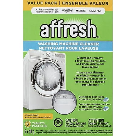 Affresh Washing Machine Cleaner, Cleans Front Load and Top Load Washers ...