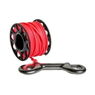 Scuba Choice Diving Multi Purpose Dive Reel 290ft w/ Stop Switch (Black ...