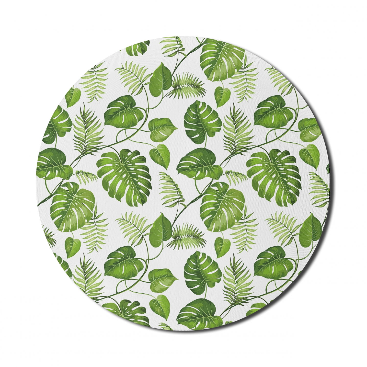 Leaf Mouse Pad for Computers, Brazilian Rainforest Foliage Nature Ivy ...