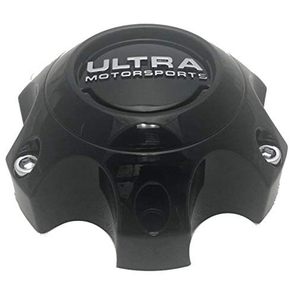 Ultra Motorsports 6 Lug Gloss Black Wheel Center Cap Qty 1 Pn: 89 ...