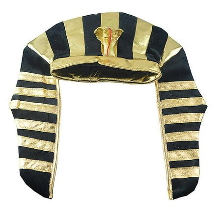 Egyptian Pharaoh Hat Golden Egypt Pharaoh Cap King Pharaoh Halloween ...