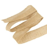 ZEONHAK 2 Inch x 54 Yard Natural Woven Burlap Ribbon, Jute Burlap ...