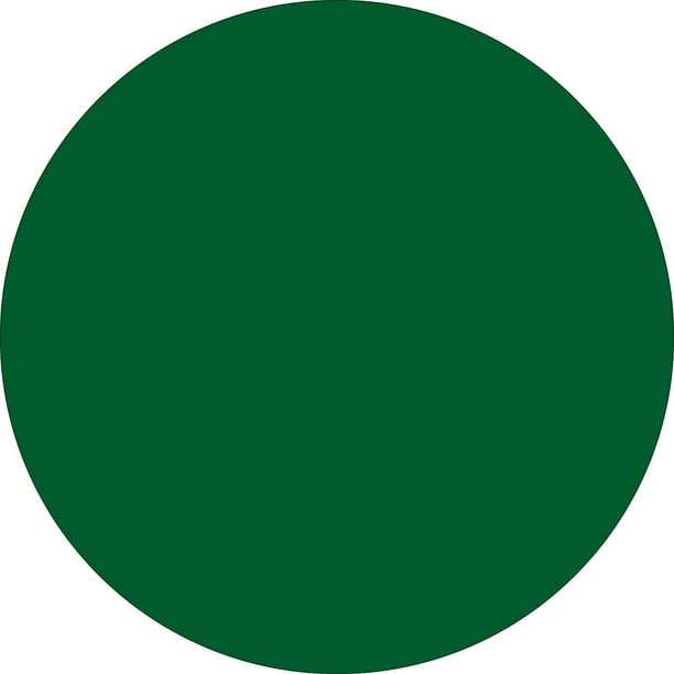 Tape Logic Inventory Circle Labels 3" Green 500/Roll DL614D - Walmart.com
