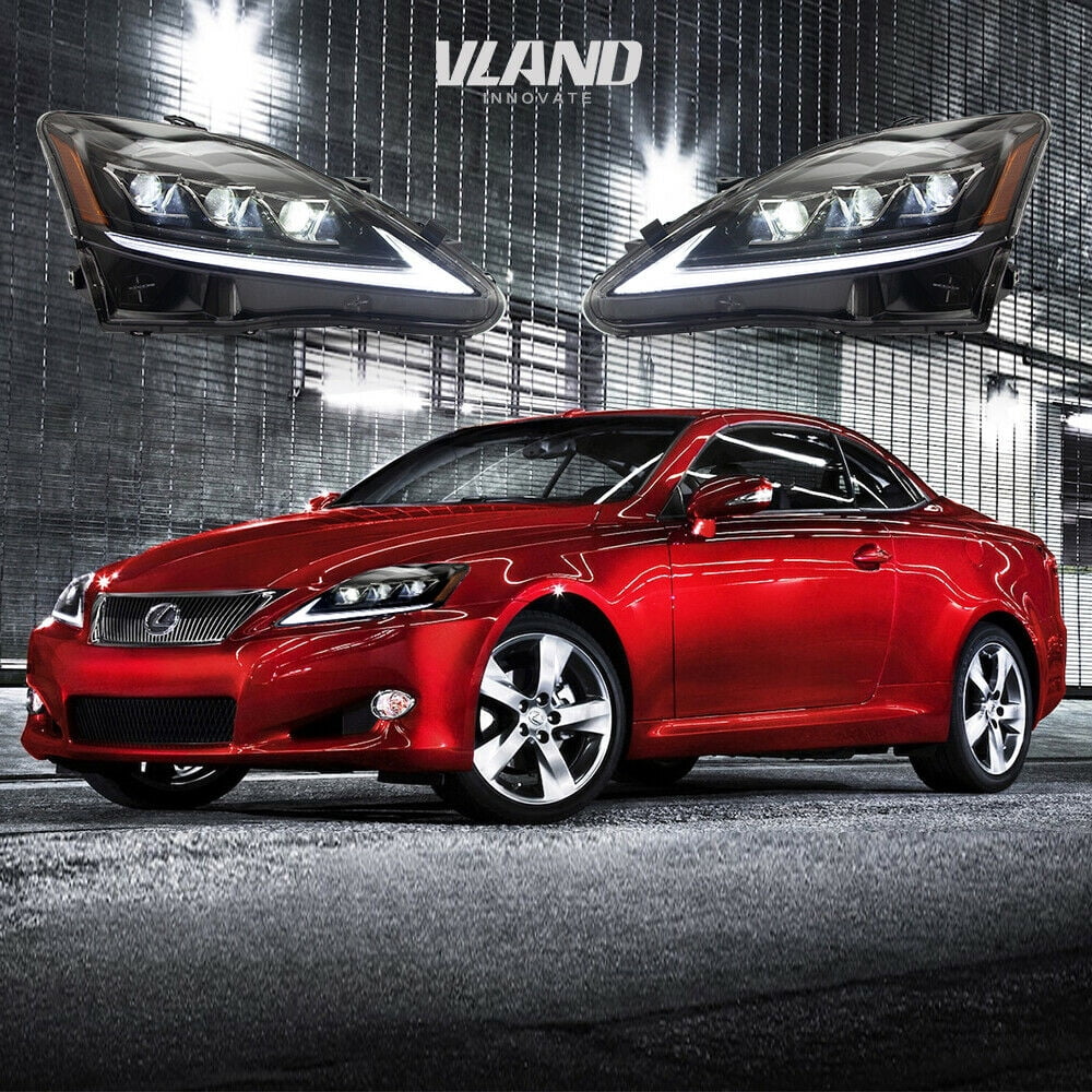 Buy LED Headlights for 2006-2012 Lexus IS 250 350 2008-2014 Lexus ...