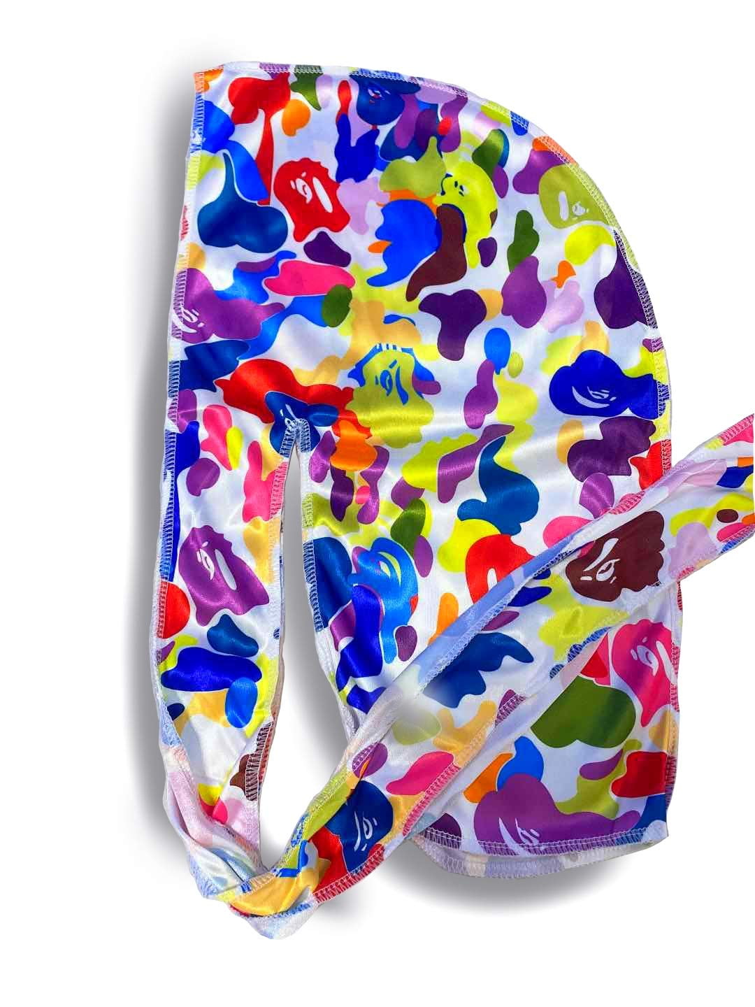 Silky Durag 360 Waves - Multicolor Waver Du Rag with Long Tails and ...