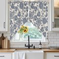 Abstract Paisley Pattern Swag Curtain Valance for Window 2 Panels ...