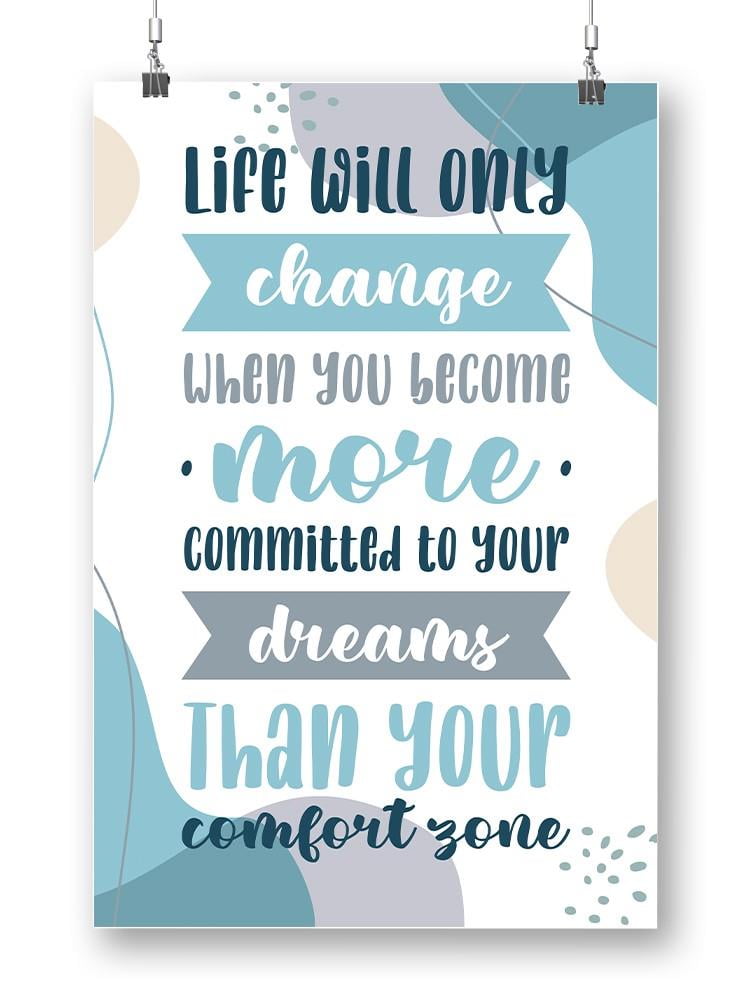 More Commited To Your Dreams Poster - Smartprints Designs, - Walmart.com