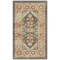 (2 pack) Mainstays Persian Medallion Loop Print Rust Brown Indoor ...