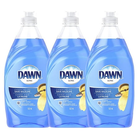 Dawn Ultra Dishwashing Liquid, Original, 532 mL (Pack of 3) | Walmart ...
