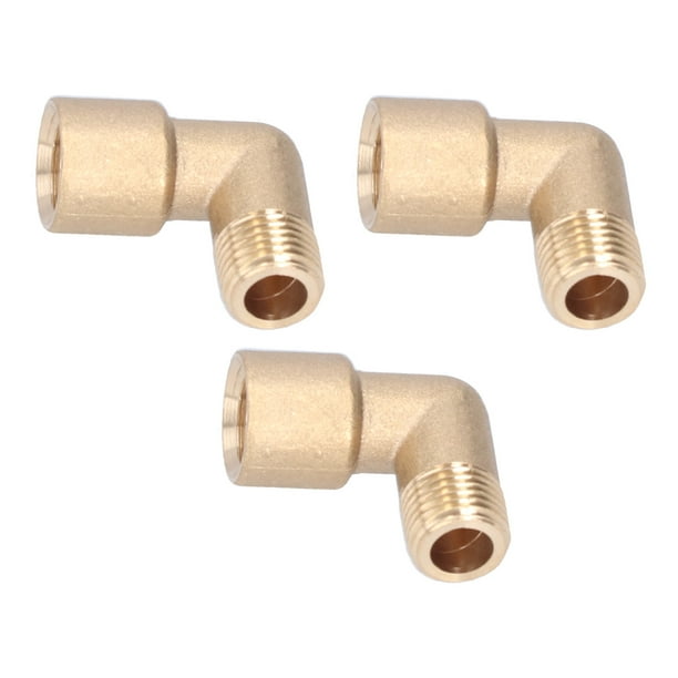 ESTINK 3 X Male Reducing Elbow Brass Air Water Forged 90 Degree Elbow ...