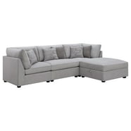 Coaster Hobson 6-piece Fabric Upholstered Modular Sectional Off White ...