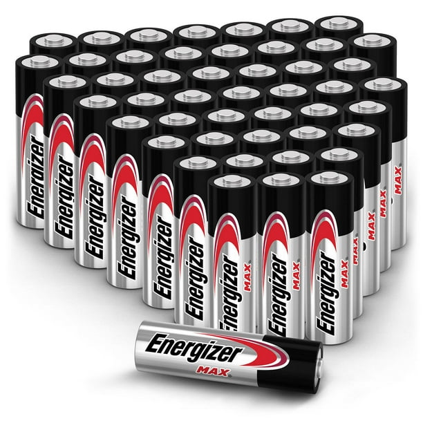 Energizer MAX AA Batteries (48 Pack), Double A Alkaline Batteries ...