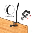 Adjustable Metal Clamp Mount With Flexible Hose 1/4 Screw Interfaces ...