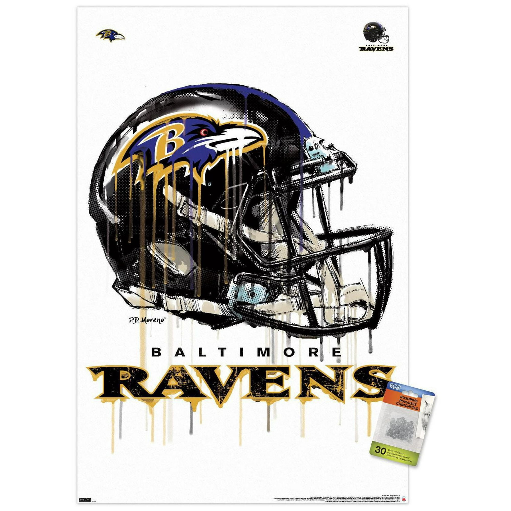 Click here for Trends International Nfl Baltimore Ravens - Drip H... prices