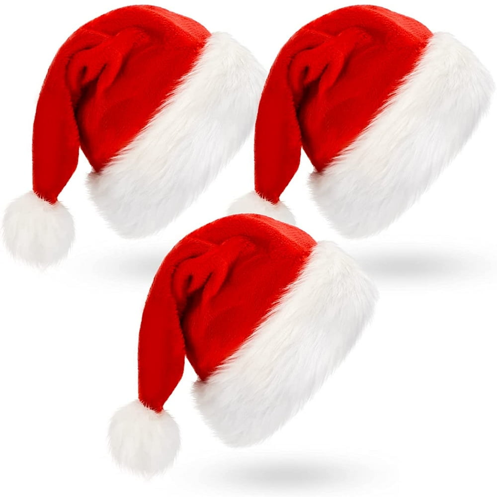 Click here for Generic 3pack Christmas Hat Santa Hat Bulk Adults... prices