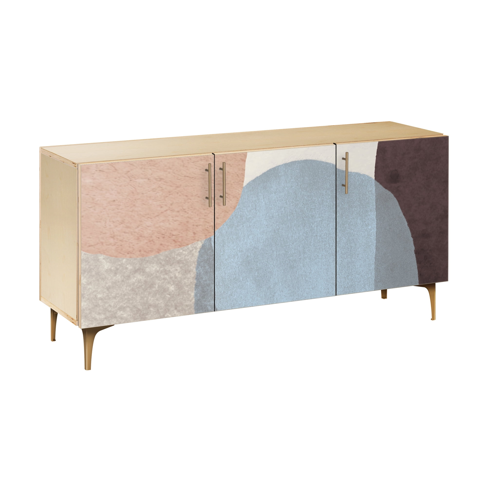 Nordic Watercolor Arc Sideboard - Walmart.com
