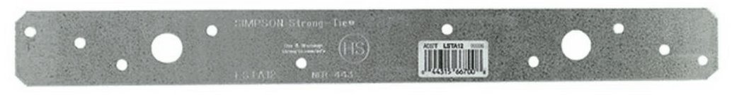 40 Pack Simpson Strong Tie LSTA12 1-1/4" x 12" Light Strap Tie ...