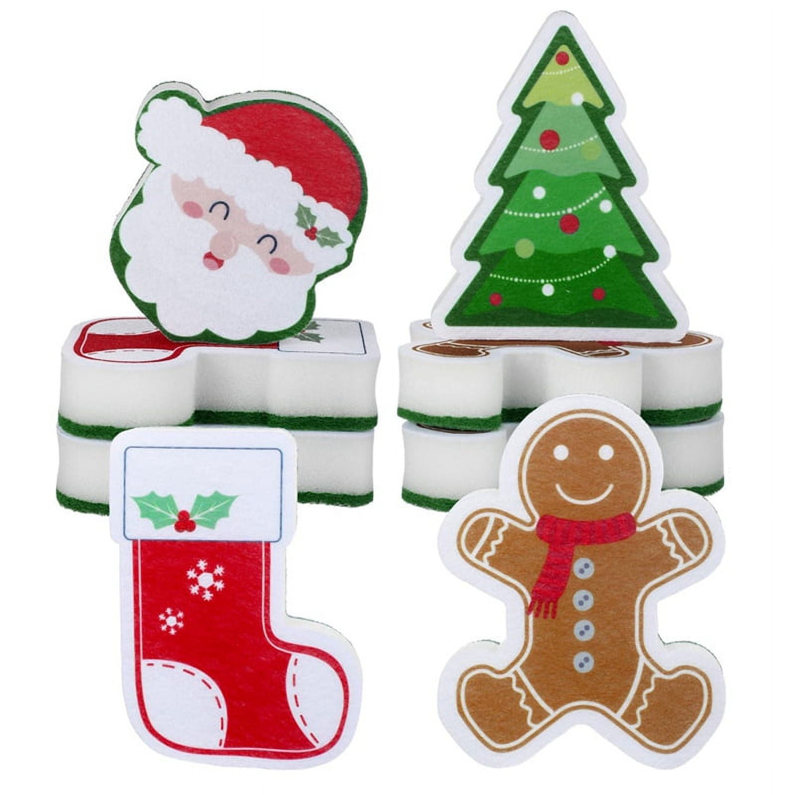 Click here for Zh & Art 8 Pcs Christmas Sponges Kitchen Dual Side... prices