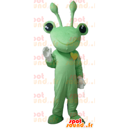 SPOTSOUND green frog mascot, very funny, with antennae | Walmart Canada