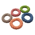 Chew For Aggressive Chewers Rope Knot Ring Tug Toy Designed for Large ...