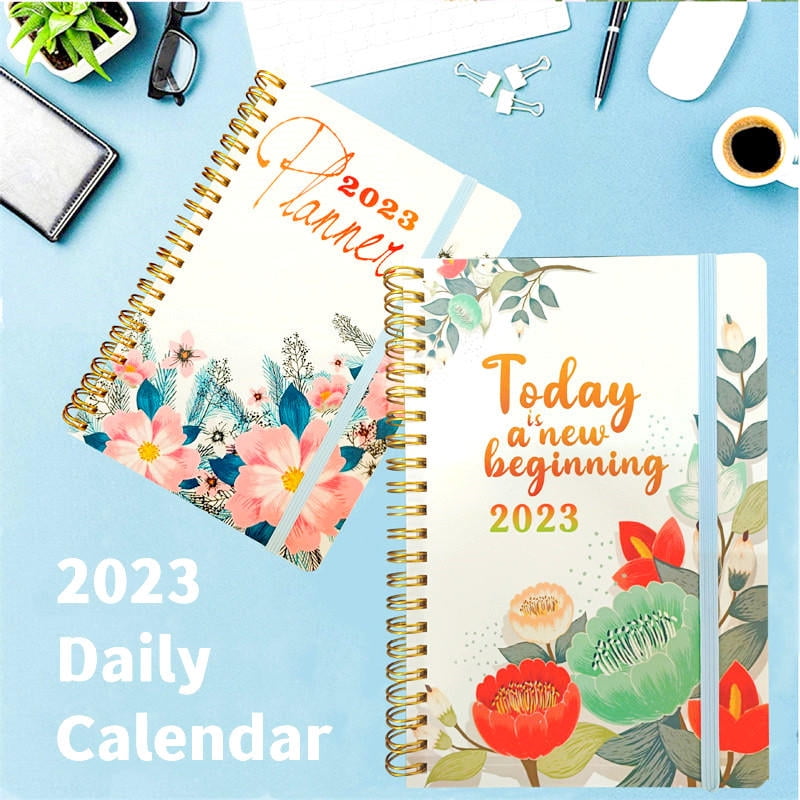 Buy XMNZMH 2023 Daily Calendar Planner Notebook Weekly Monthly Office ...