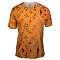 African Tribal Kuba Cloth Lattice Runway Mens T-Shirt All Over Print ...