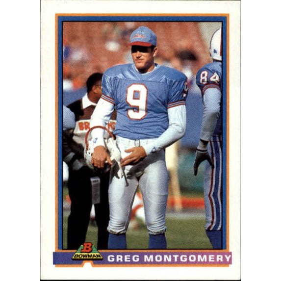 1991 Bowman #192 Greg Montgomery NFL Football Trading Card - Walmart.com